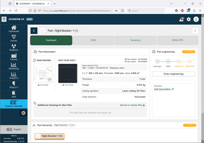 Nesting, IoT software for sheet metal and composite -JETCAM